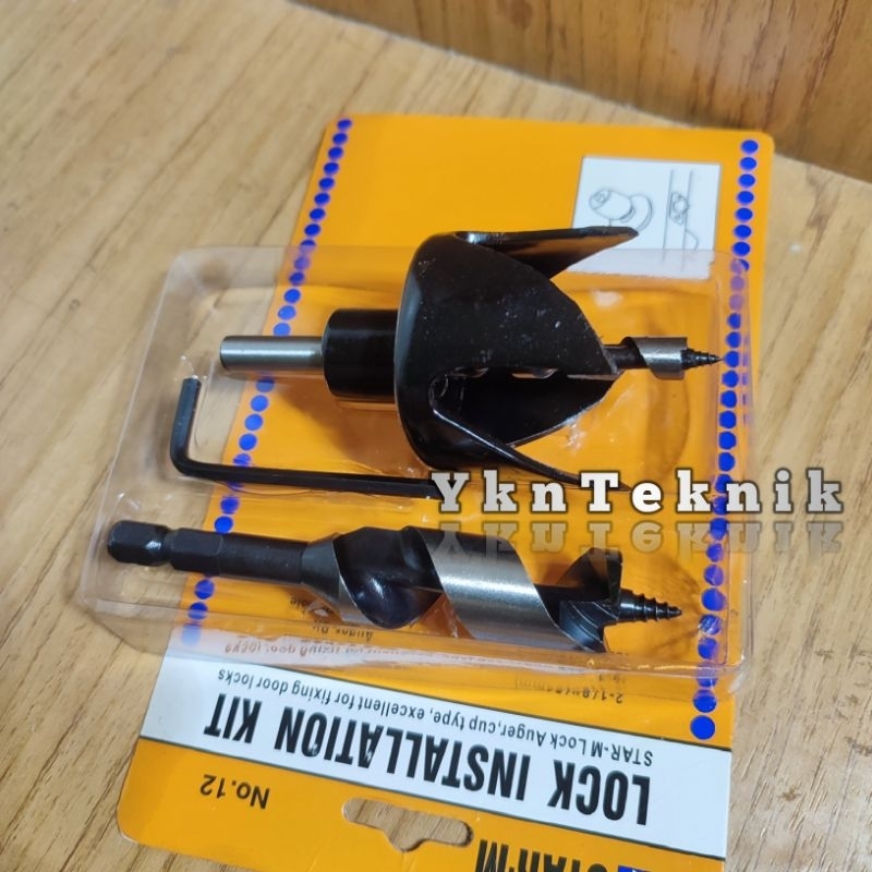 Jual hole saw mata bor pelubang kayu 22 mm - 54 mm / mata bor engsel ...