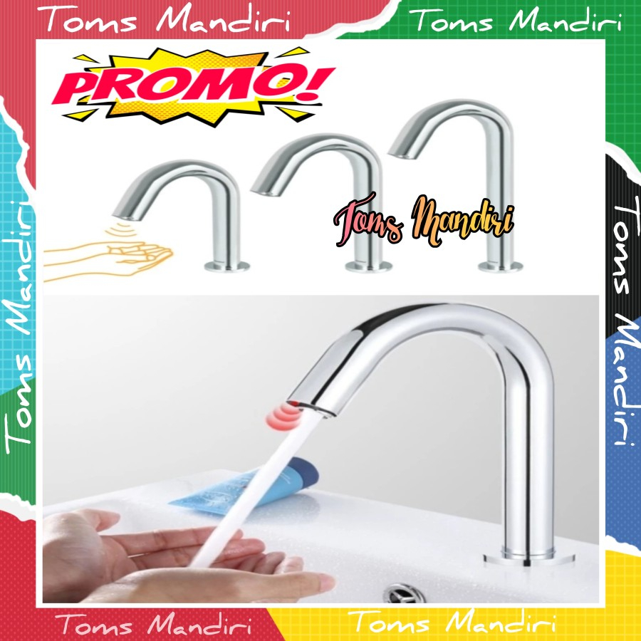 Jual Kran Air Angsa Sensor Otomatis Type 602 Stainless Sensor Infrared ...