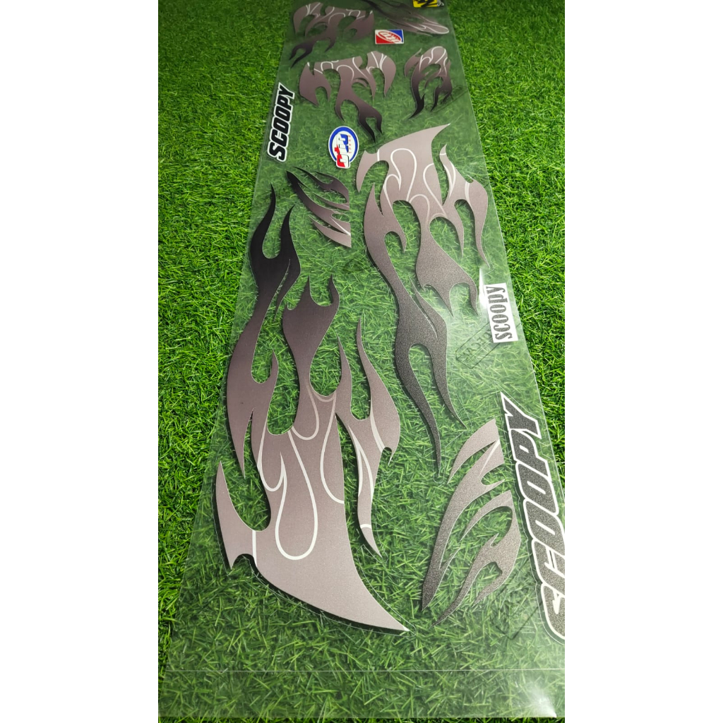 Jual STRIPING SCOOPY ALL NEW MOTIP API LIS STICKER TRANSPARAN BENING ...
