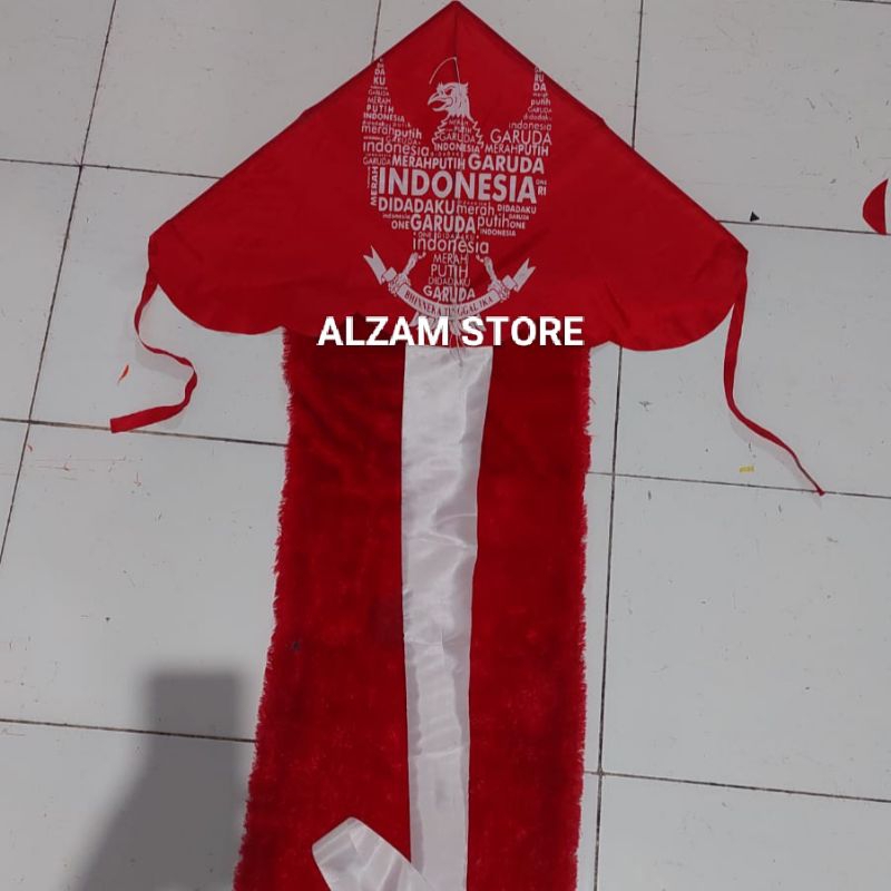 Jual [PROMO!!!] LAYANGAN PARASUT MOTIF GARUDA INDONESIA TERMURAH ...