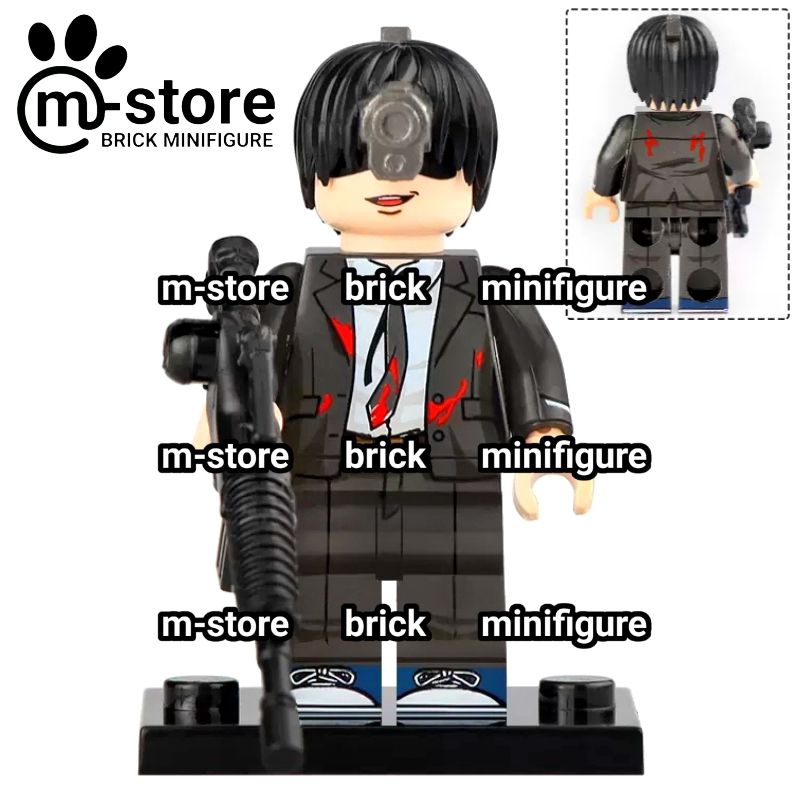 Jual brick chainsaw man gun devil mini toy figure | Shopee Indonesia