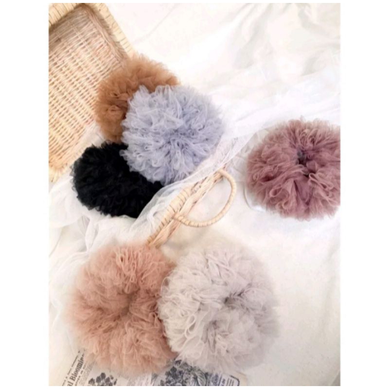 Jual SCRUNCHE TILE/CEPOL HIJAB /SCRUNCHE CEPOL TILE BIG SIZ/IKAT RAMBUT ...