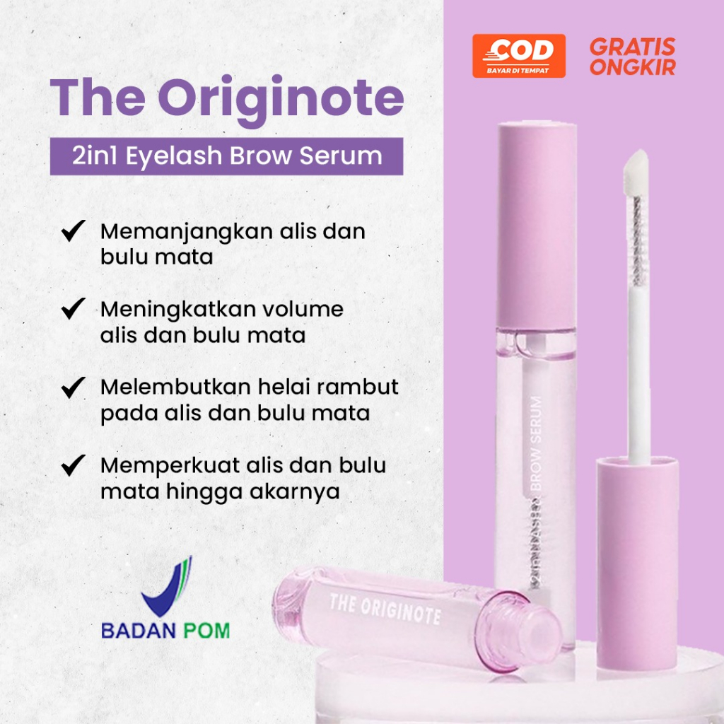 Jual The Originote 2in1 Lash and Brow Serum Eye Lash Serum | Shopee ...