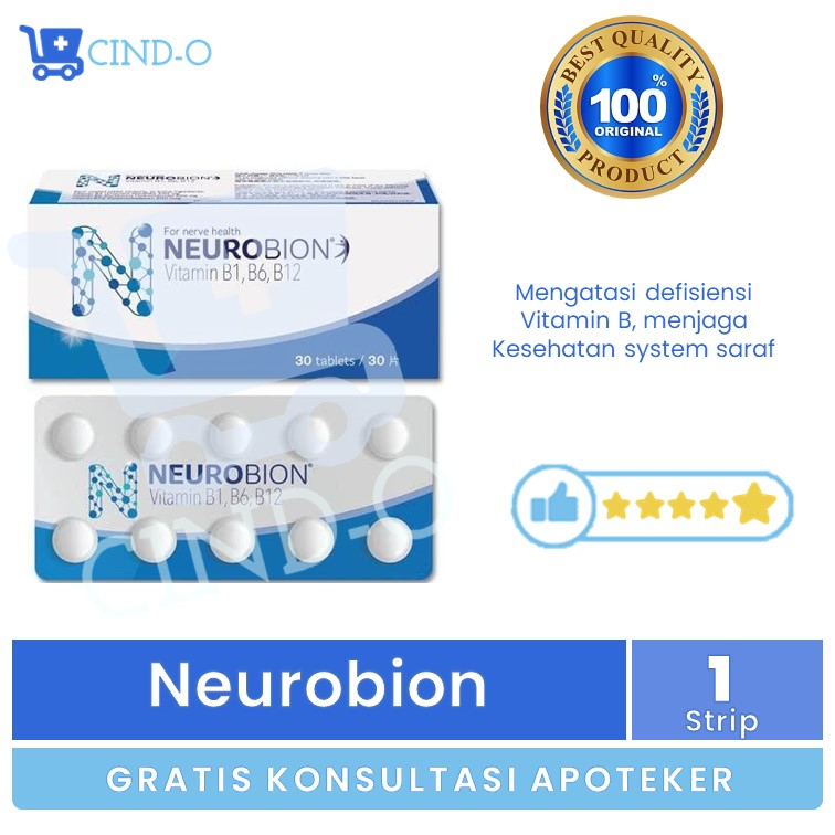 Jual Neurobion Putih Per Strip | Vitamin vit B, Suplemen otak selesbion ...