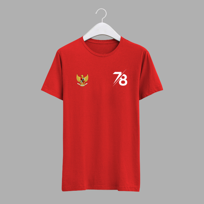 Jual KAOS DIRGAHAYU REPUBLIC INDONESIA 78TH / KAOS HUT RI 78 /BAJU 17 AGUSTUS 1945 2023-A3 ...