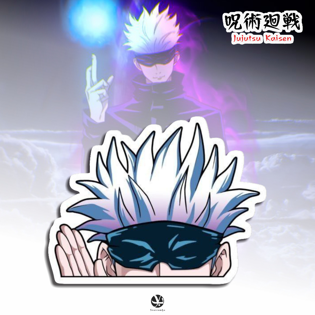 Jual STICKER INTIP GOZO SATORU - STICKER INTIP - JUJUTSU KAISEN - GOZO ...