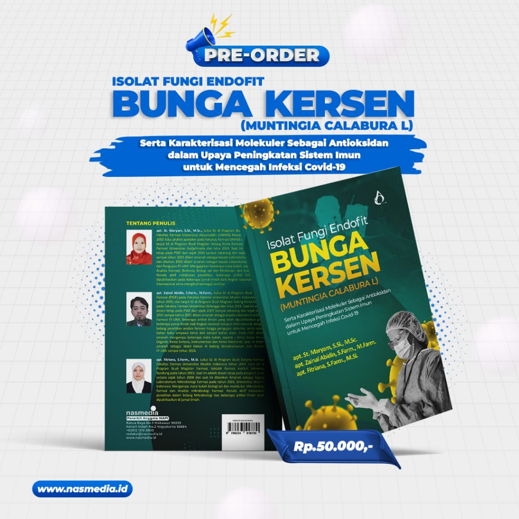 Jual Buku Isolat Fungi Endofit Bunga Kersen (Muntingia Calabura L ...