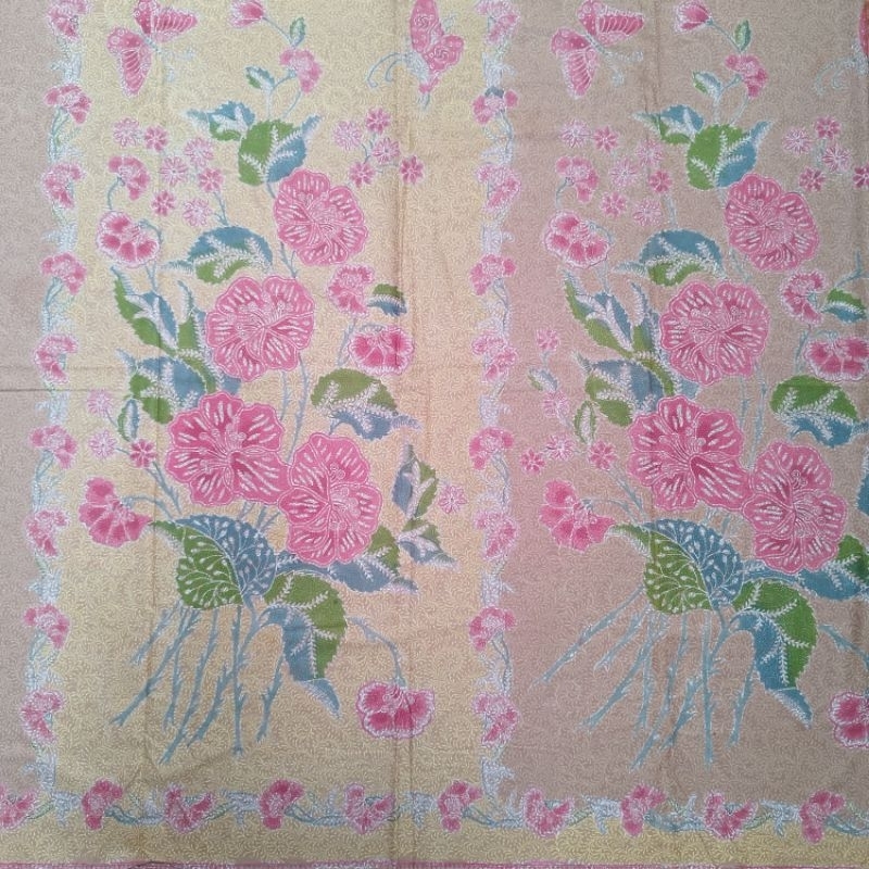 Jual Kain encim tanahan batik encim bunga batik cap batik modern ...