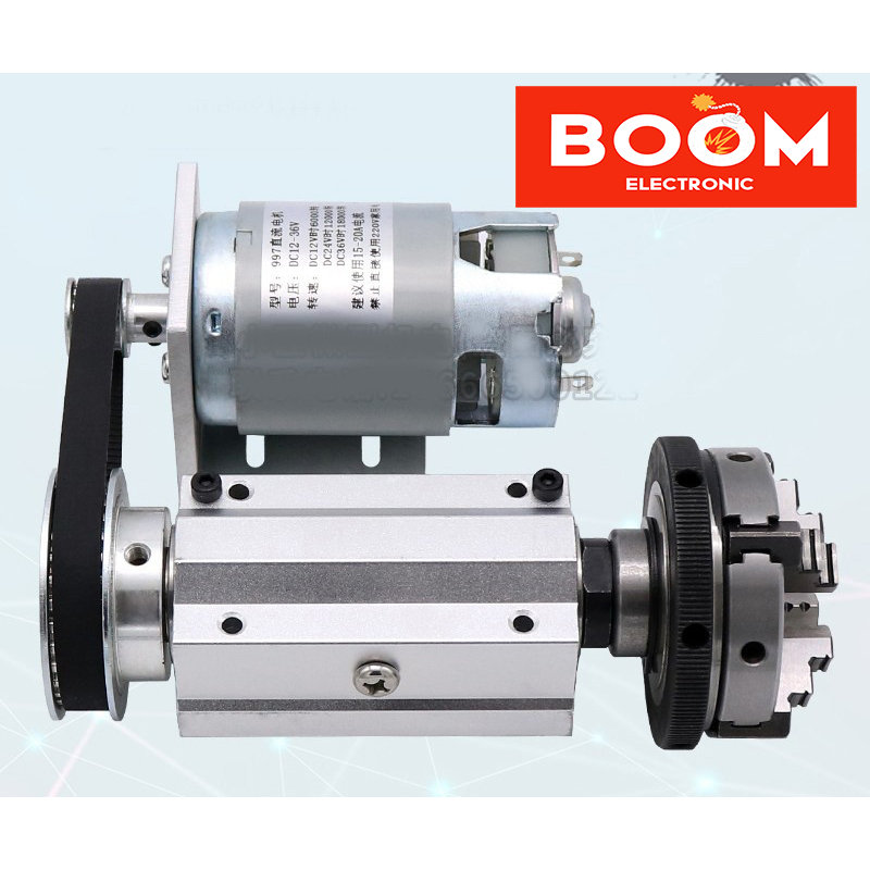 Jual Machine spindle 63 Four jaw mini lathe Motor 997 assembly bead ...