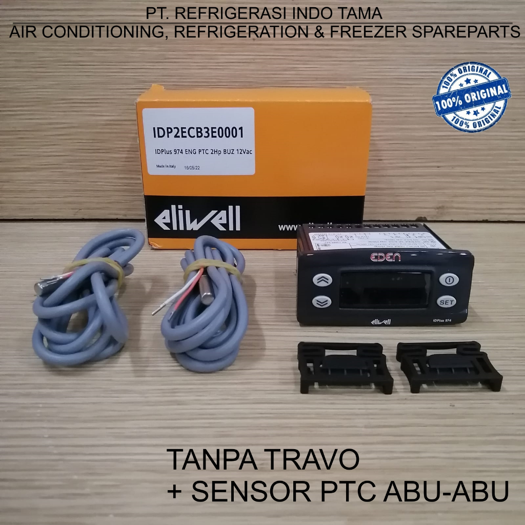 Jual ELIWELL 974 12V Tanpa Travo + Sensor PTC Abu-Abu IDPLUS Digital Thermostat . Temperature ...