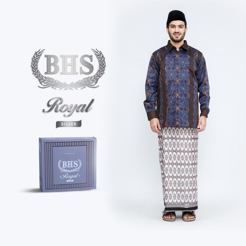 Jual Sarung BHS Royal Silver R54 PKA Putih Abu | Shopee Indonesia