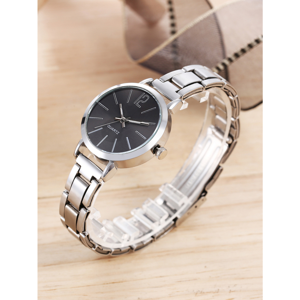 Jual Watchyou Jam Tangan Wanita A0205 Geneva Steel Band Alloy Watch Fashion Simple Roman Women's ...