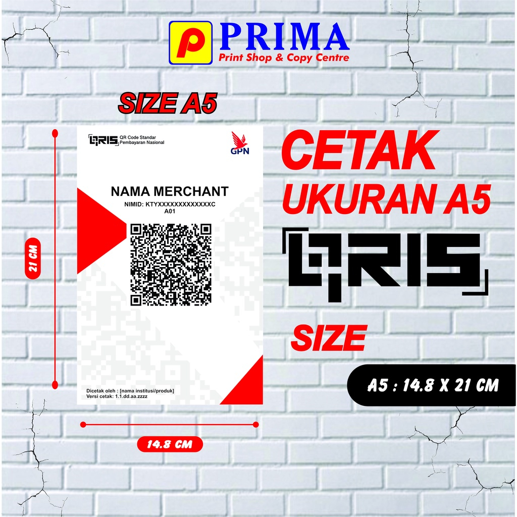 Jual STICKER QRIS UKURAN A5 | Shopee Indonesia