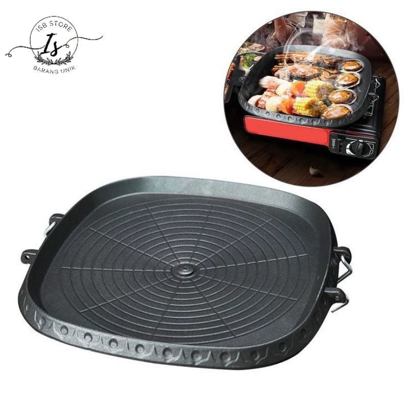 Jual GRILL Pan BULGOGI YAKINIKU Kotak 32Cm Panggangan Steak Daging Ikan ...