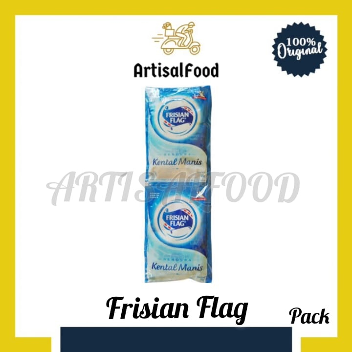 Jual FRISIAN FLAG SACHET PUTIH SKM 6 PCS 1 PAK susu skm kental manis ...