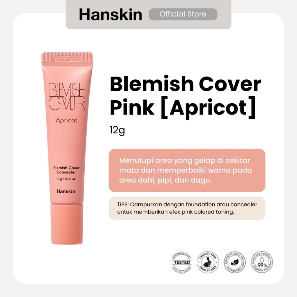 Jual Hanskin Blemish Cover Concealer - Apricot 12 gr | Shopee Indonesia