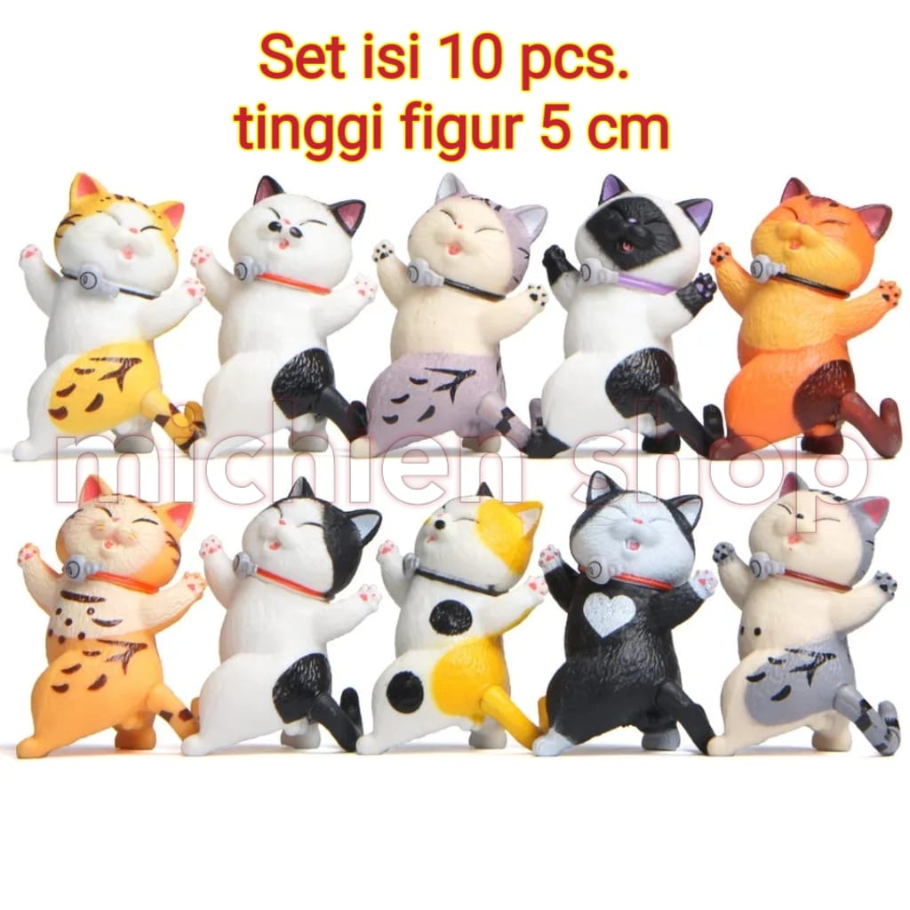 Jual Cats Lover Series Collection Action Figure Kucing Blind Bell Isi 10 | Shopee Indonesia