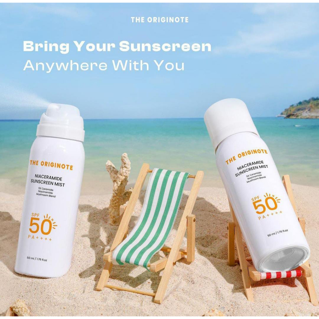 Jual The Originote Niaceramide Sunscreen Mist SPF 50 PA++++ | Shopee ...