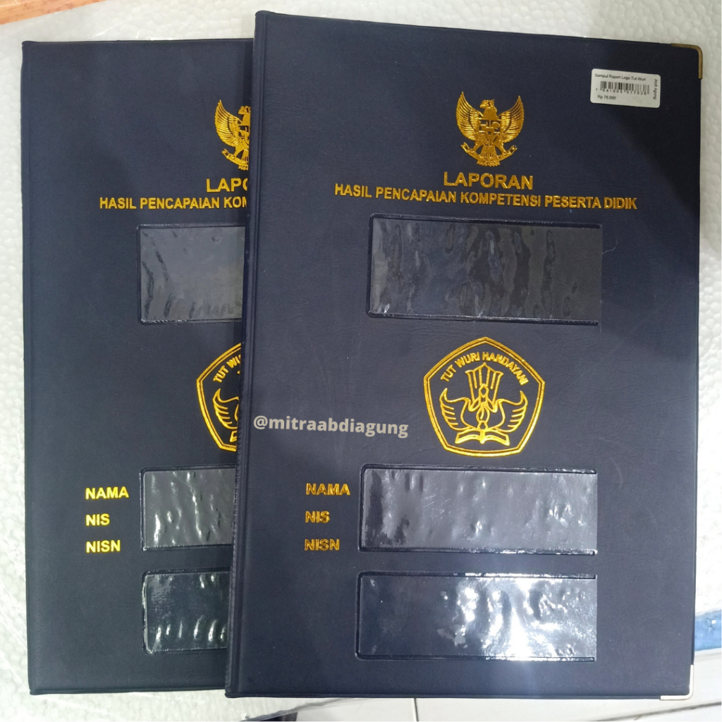 Jual SAMPUL RAPORT LOGO TUT WURI BIRU / PCS | Shopee Indonesia