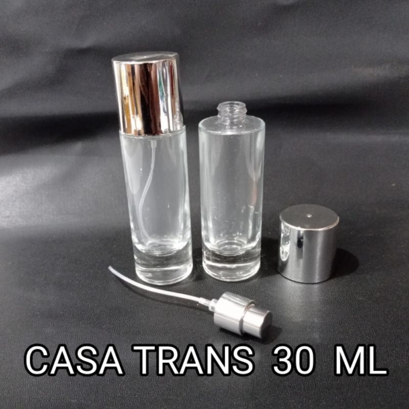Jual BOTOL KOSONG CASA 30 ML TRANS | Shopee Indonesia