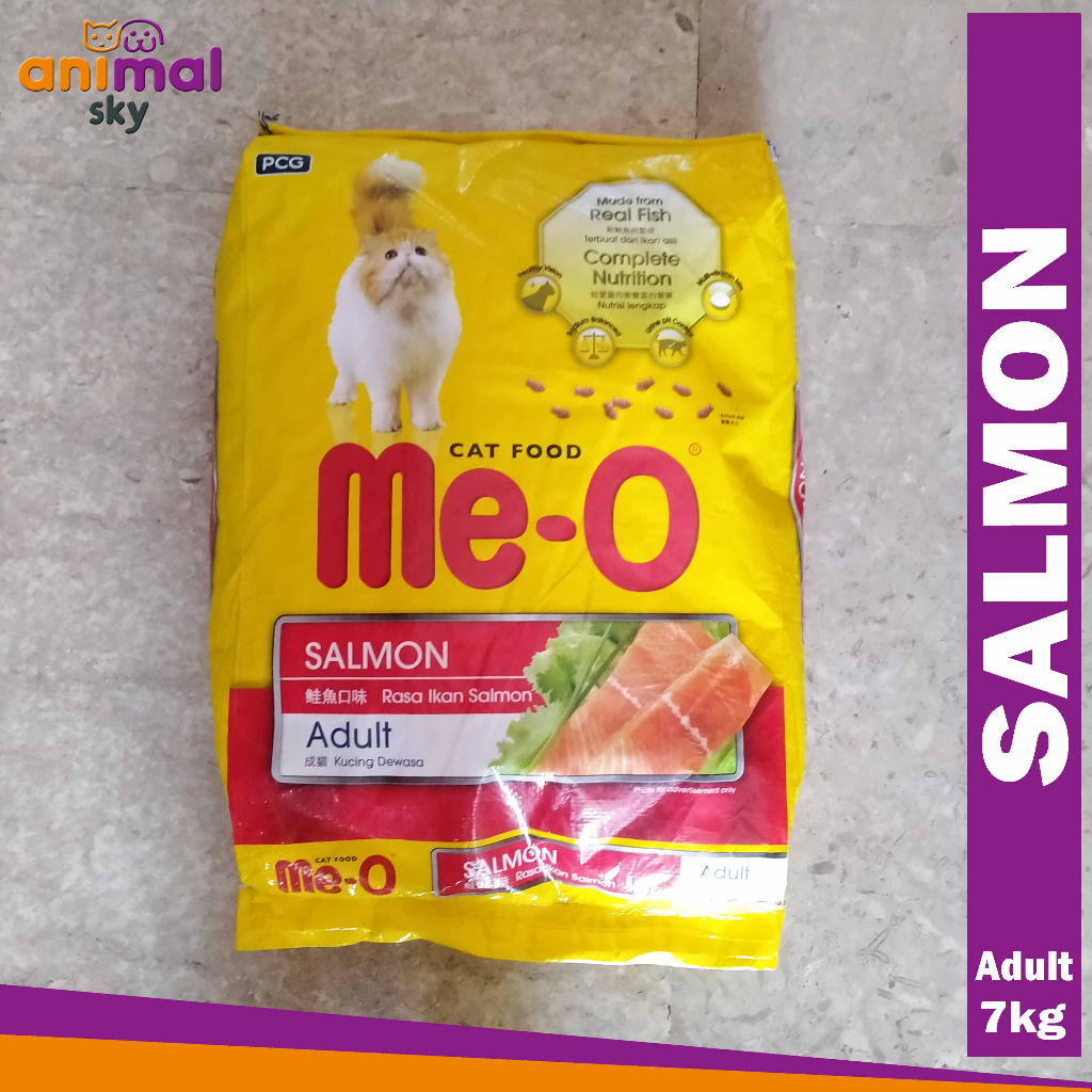 Jual Makanan Kucing Meo Salmon 7kg Adult / Meo Adult 7 kg Cat Food ...