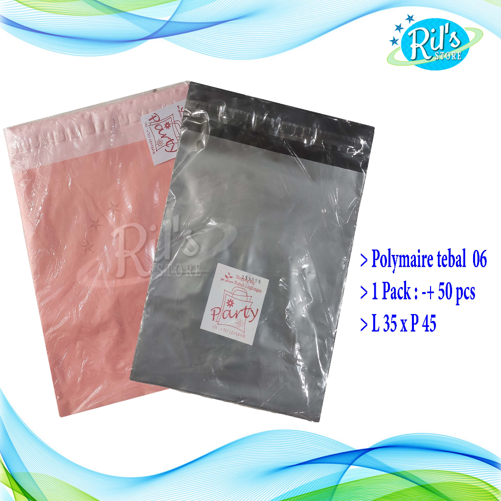 Jual Plastik Packing Polymailer HD 35x45 cm - tebal 06 / 35 X 45 CM Plastik Packing Paket Online ...