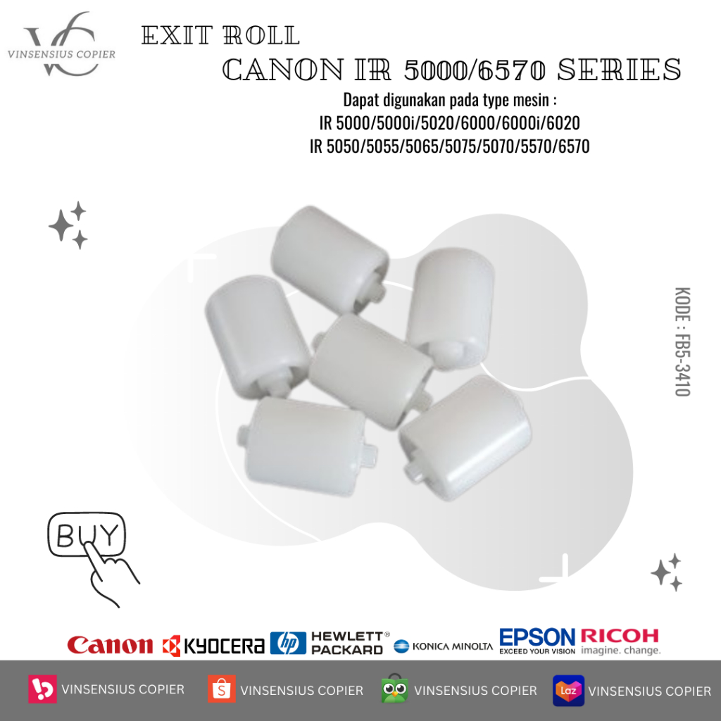 Jual EXIT ROLL CANON IR 5000/6570 SERIES (FB5-3410) | Shopee Indonesia