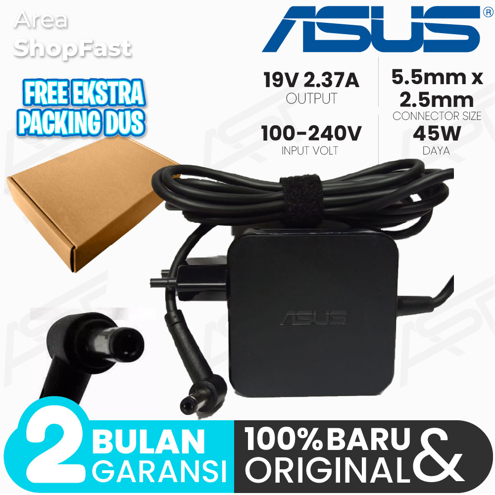 Jual ORI Adaptor Charger ASUS X452 X452E X452EA X452C X452CP X555B ...
