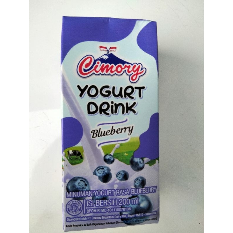 Jual Cimory Yogurt Drink Rasa Blueberry 200ml | Shopee Indonesia