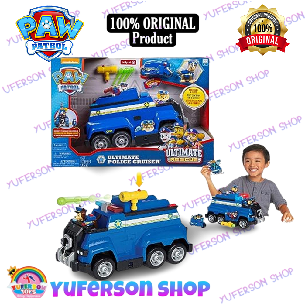 Jual PAW Patrol Ultimate Rescue - Chase Ultimate Police Cruiser ...