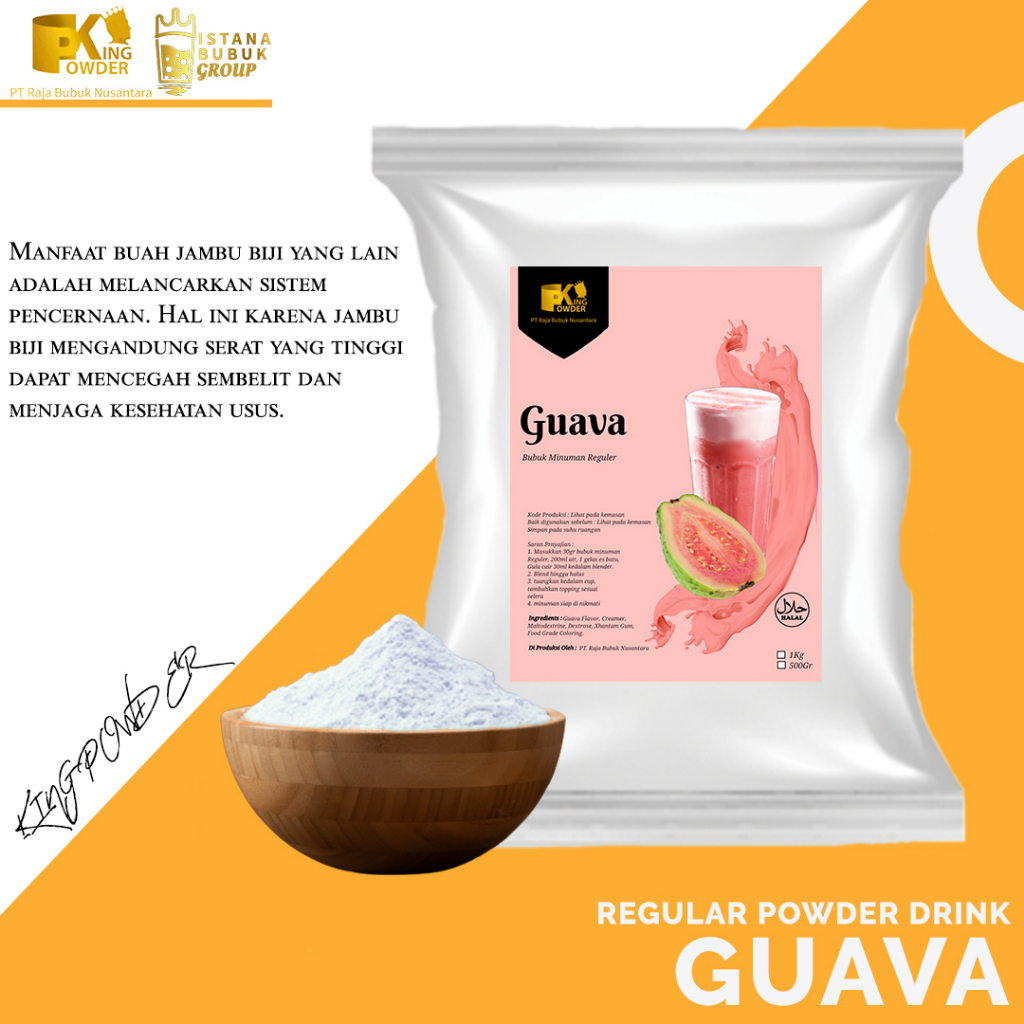 Jual Bubuk Minuman Rasa Guava ( Regular ) | Shopee Indonesia
