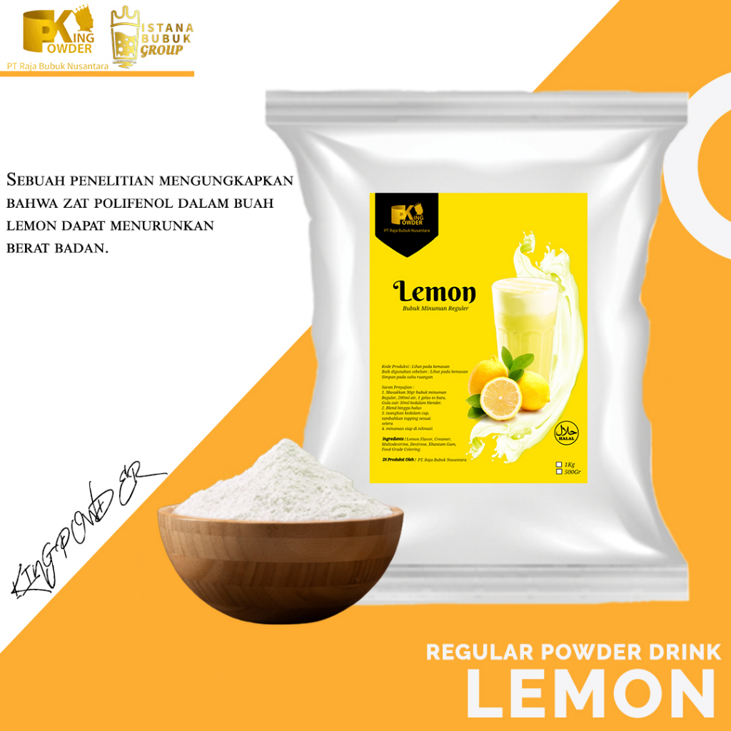 Jual Bubuk Minuman Rasa Lemon (Regular) | Shopee Indonesia