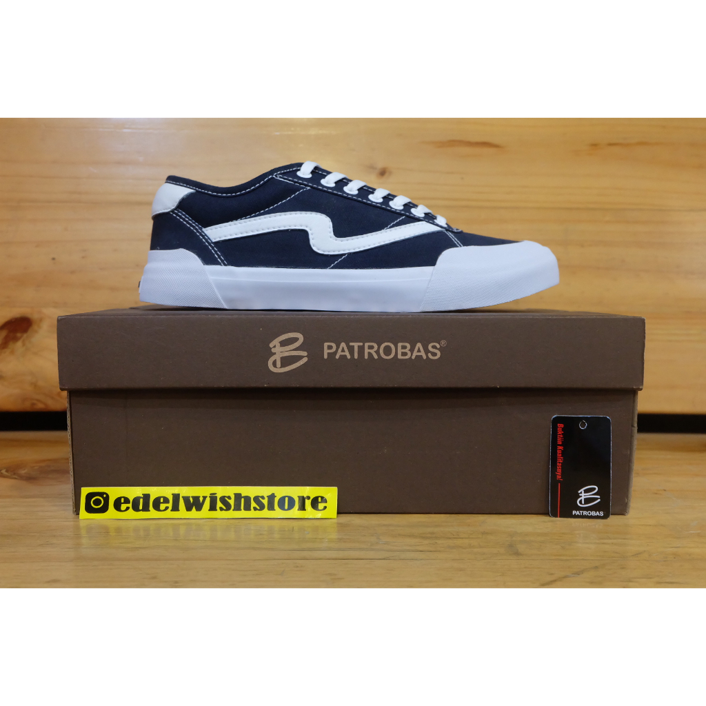 Jual Sepatu Patrobas Ivan Low (Navy) | Shopee Indonesia