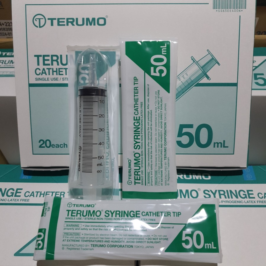 Jual Catheter Tip 50 cc Terumo Spuit Terumo 50 Ml | Shopee Indonesia