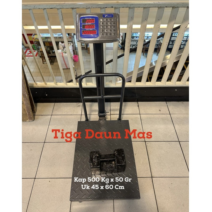Jual Timbangan Barang Digital 500 Kg Timbangan Lantai 500 Kg Daijin | Shopee Indonesia