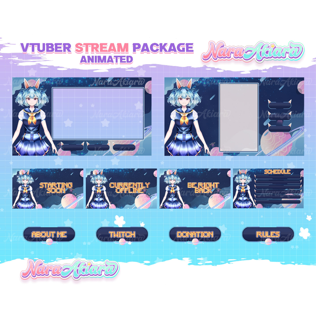 Jual Desain Overlay Streaming Profesional untuk Penyiaran Berkualitas ...