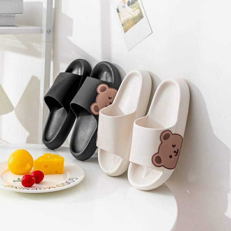 Jual Sandal Slip-On CuteBear H08 Sendal Rumah/Kamar Mandi Slipper Strap ...
