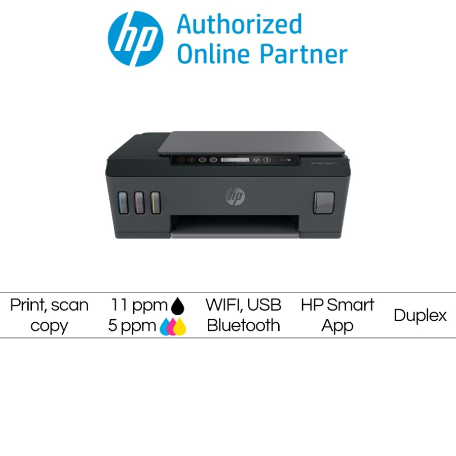 Jual HP Printer Smart Tank 515 All In One Wireless (1TJ09A) | Shopee ...