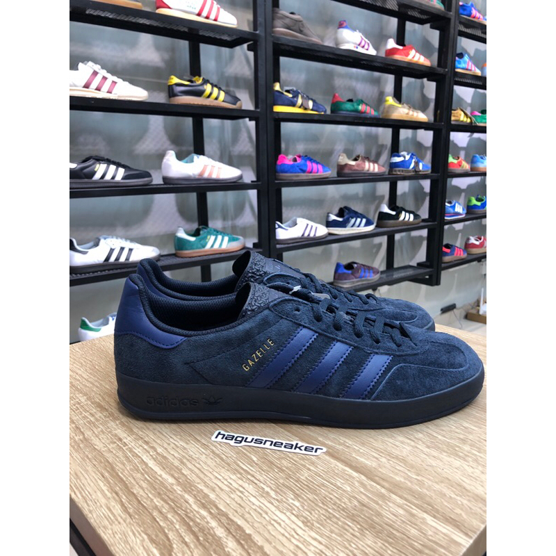 Jual ADIDAS GAZELLE INDOOR [NAVY] #F35170 HAGUSNEAKER GARANSI 100% ...