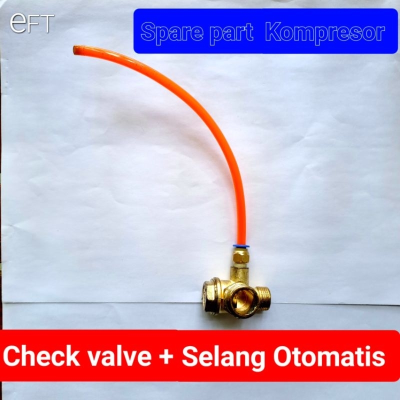 Jual Check Valve + Selang Otomatis Compressor | Shopee Indonesia