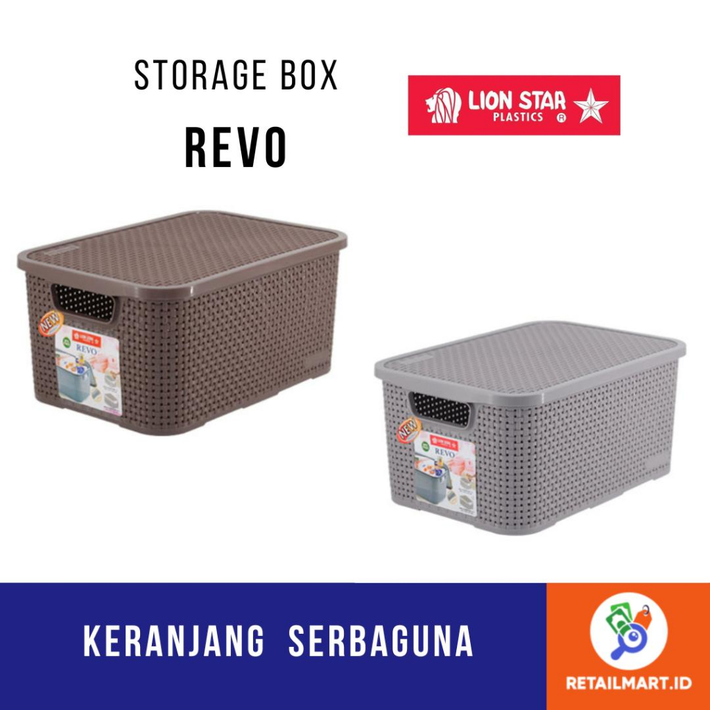 Jual LION STAR : REVO STORAGE BOX MULTI FUNGSI / KERANJANG SERBAGUNA ...