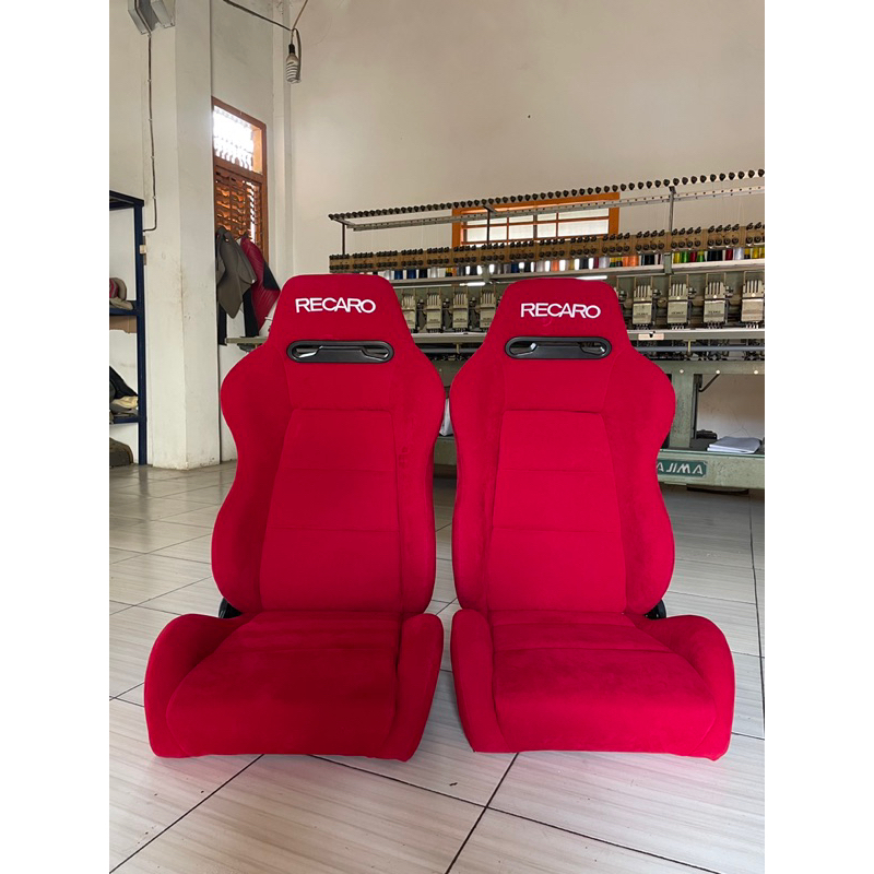Jual Jok racing universal Recaro Sr3 kain suede | Shopee Indonesia