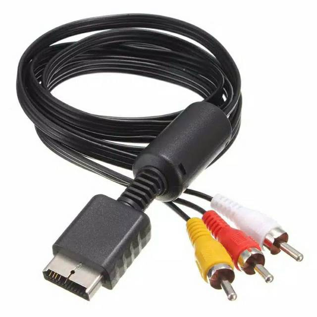 Jual KABEL AV2 RCA UNTUK PS2 PS3 ORIGINAL | Shopee Indonesia