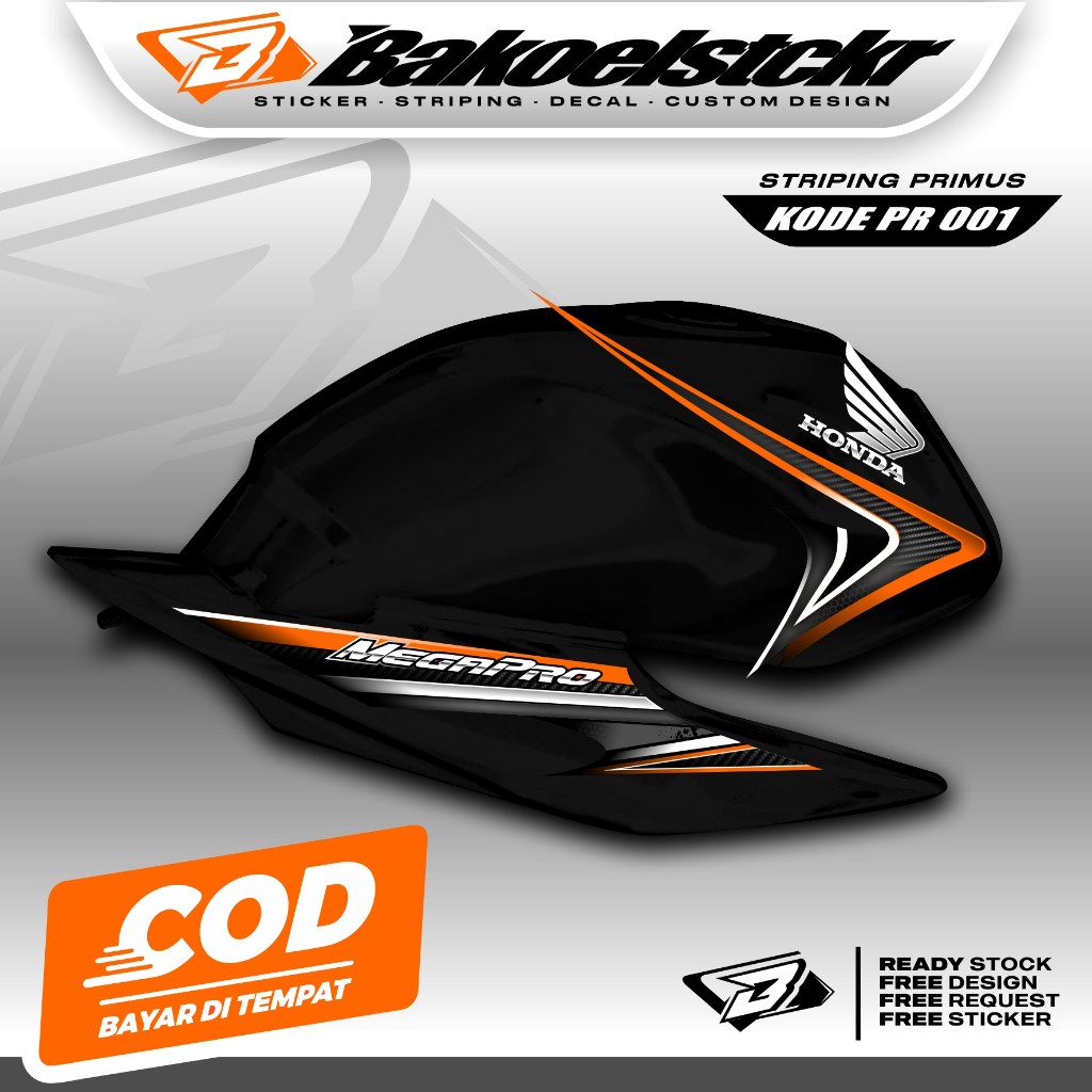 Jual STRIPING MP PRIMUS MOTIF CARBON - STRIPING MEGAPRO PRIMU HOLOGRAM ...