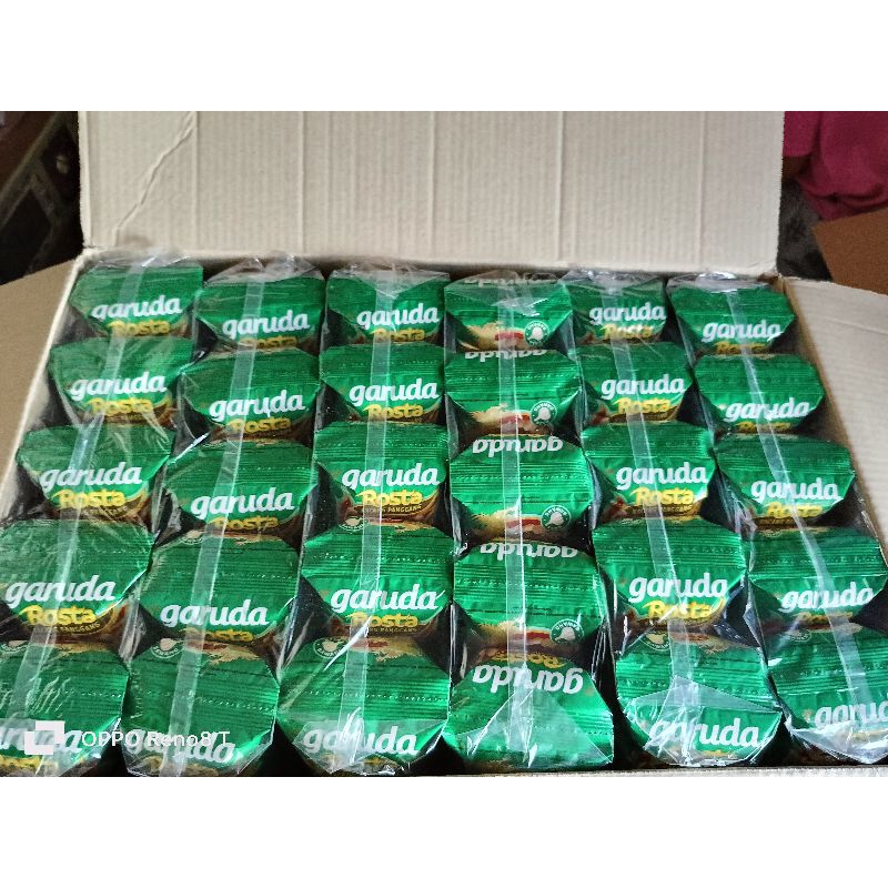 Jual Kacang Panggang Garuda Rosta Rasa Bawang Pedas 1 Renceng isi 10 ...