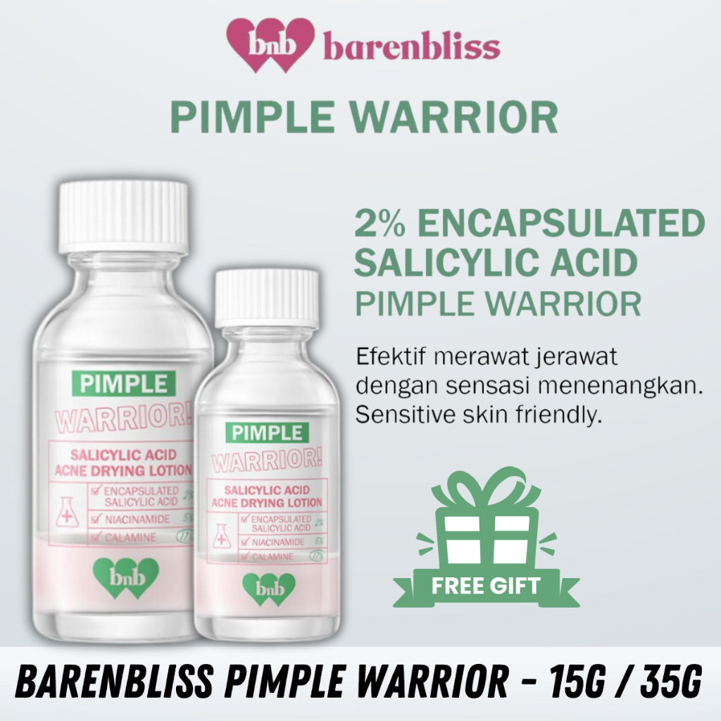 Jual BNB barenbliss Pimple Warrior! Salicylic Acid Acne Drying Lotion ...