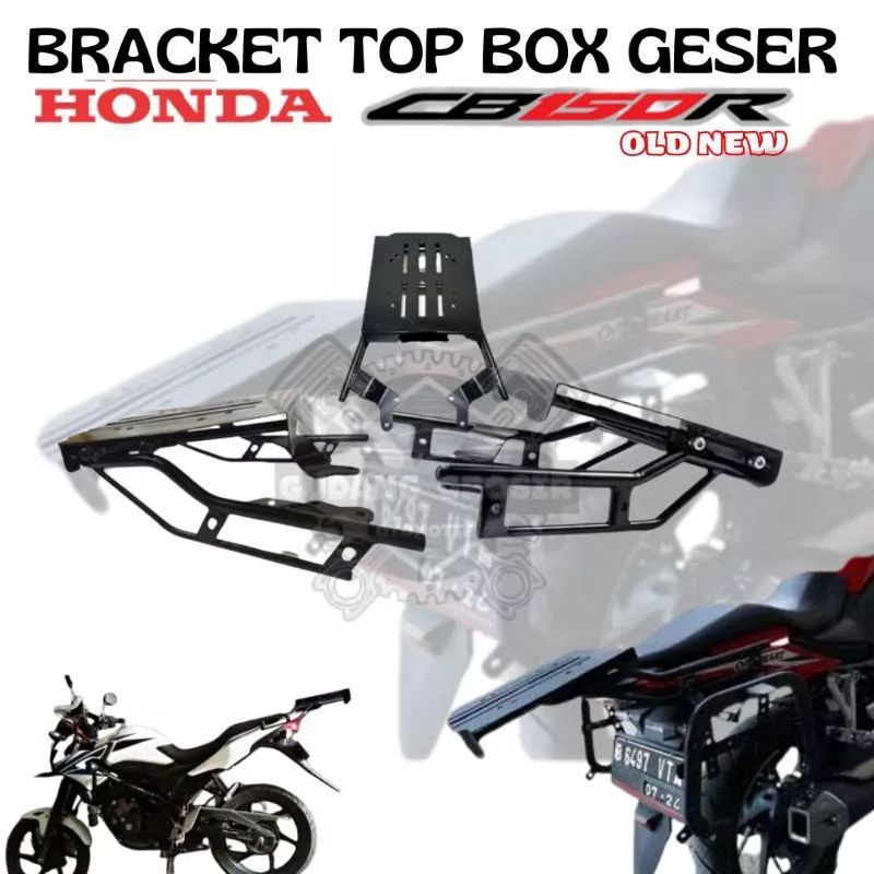 Jual Bracket Top Box CB150R Old/CB150R New Model Geser kucay, Breket ...