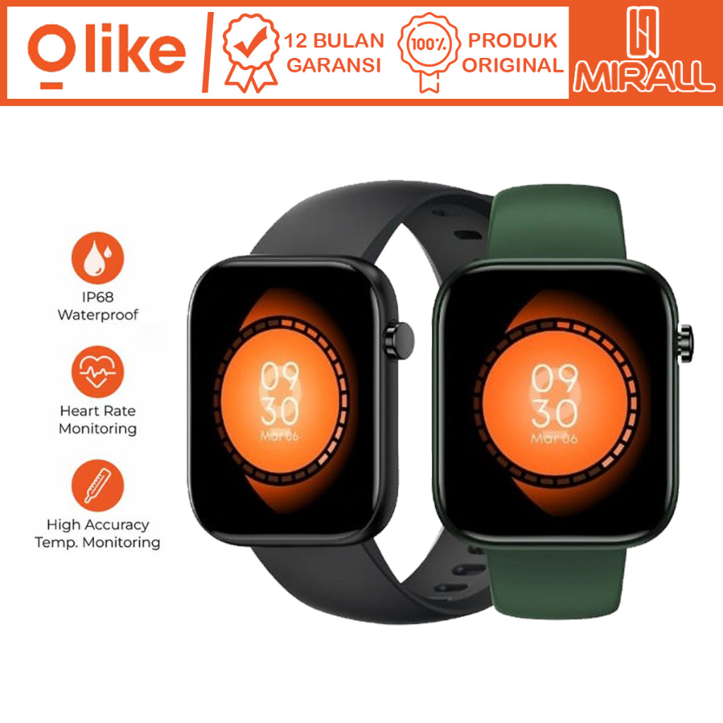 Jual Olike W12 Pro Smartwatch Horizon HD Full Touch Screen Real Time ...