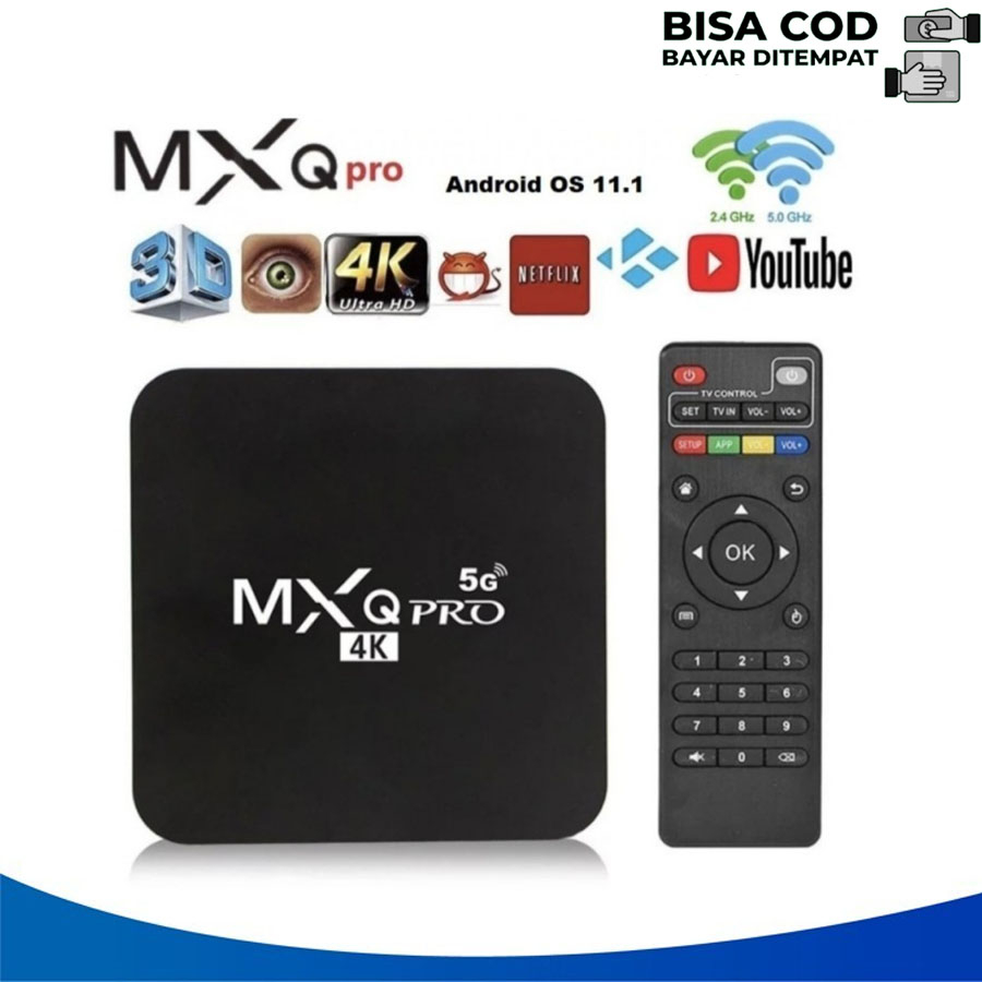 Jual TV Box Android MXQ Pro 4K Smart TV MXQ - 1GB/8GB | Shopee Indonesia