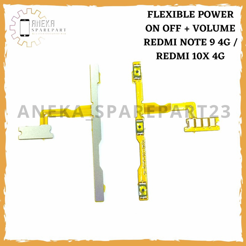 Jual FLEXIBLE POWER ON OFF VOLUME REDMI NOTE 9 4G / REDMI 10x 4G ...